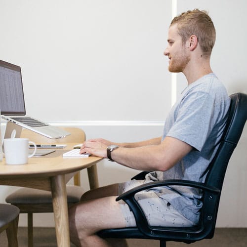 ACA Working From Home With Proper Posture (Video)